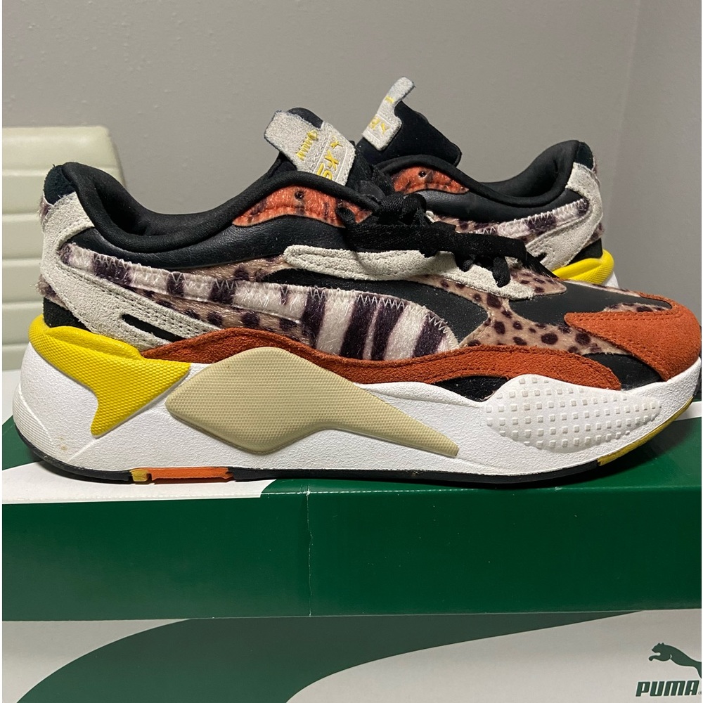 Puma Rs-X Multi Colored Animal Print Sneakers - Gem
